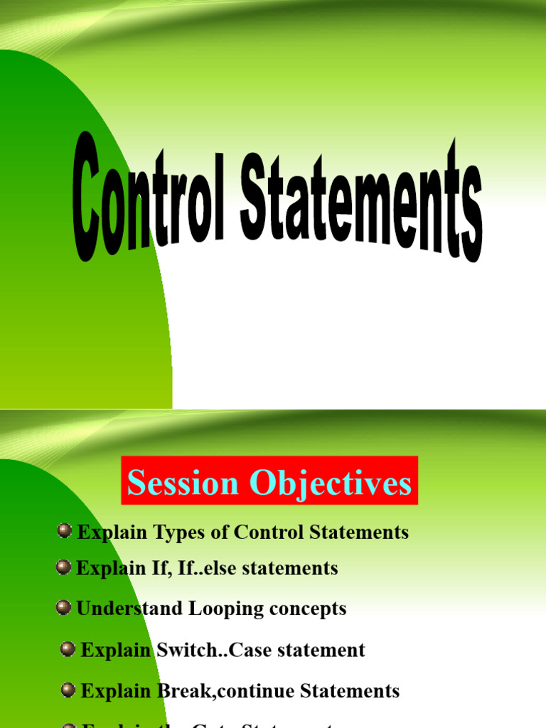 PPT | PDF | Control Flow | Computer Engineering