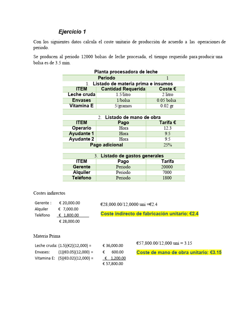 Ejercicios T1 Examen | PDF