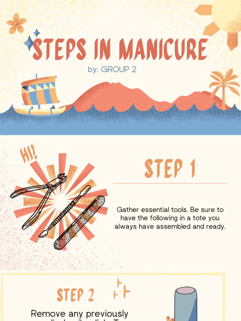 Steps in Manicure | Download Free PDF | Nail (Anatomy) | Beauty