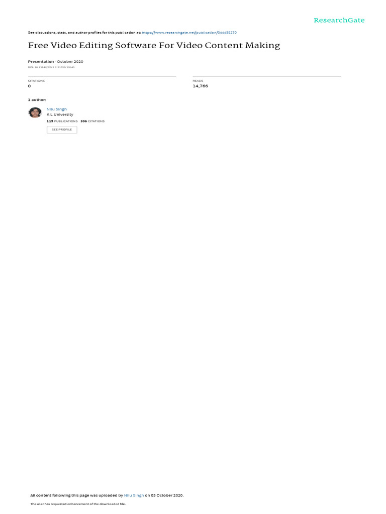 Video Editing Softwares | PDF | Computing | Software