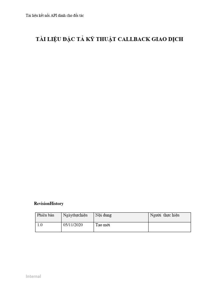 doc-1625902227-Tài liệu mô tả endpoint API Callback | PDF