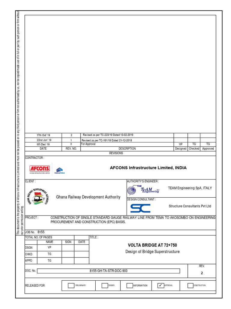 8155 GH Ta STR Doc 903 R02 | PDF | Bridge | Strength Of Materials