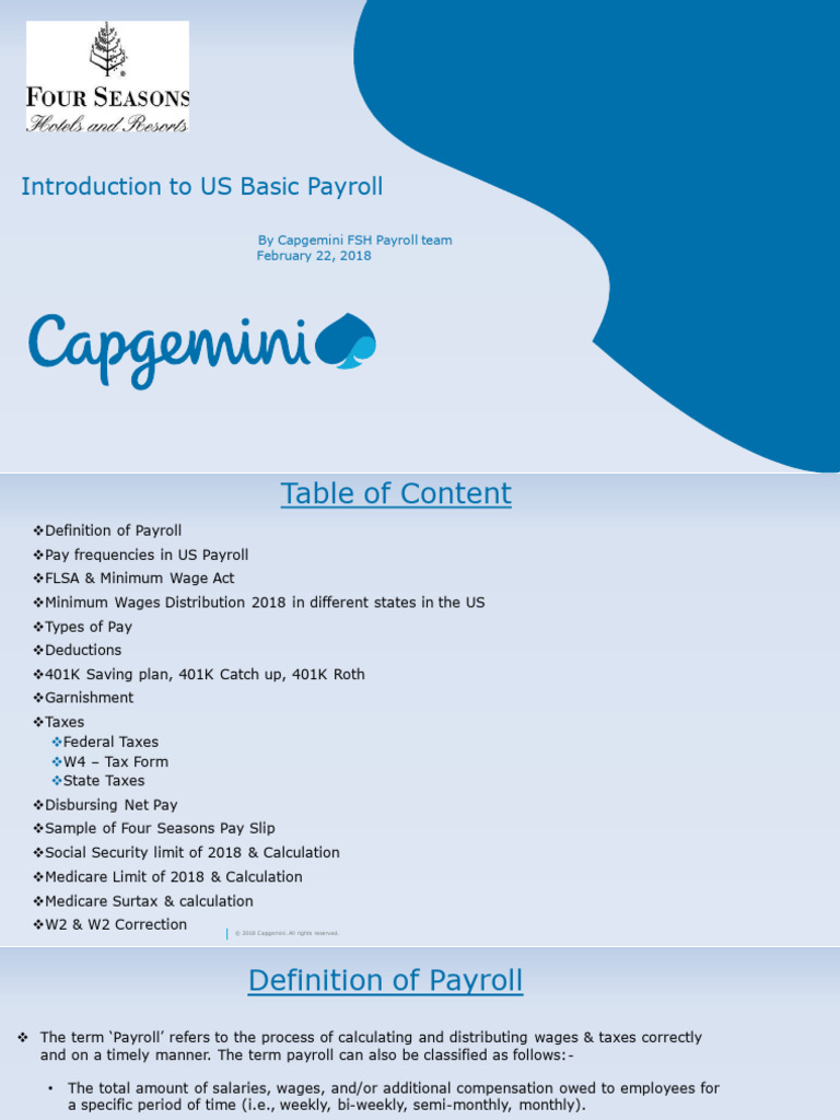 Payroll Introduction Training Updated Final | PDF | Payroll Tax | Payroll