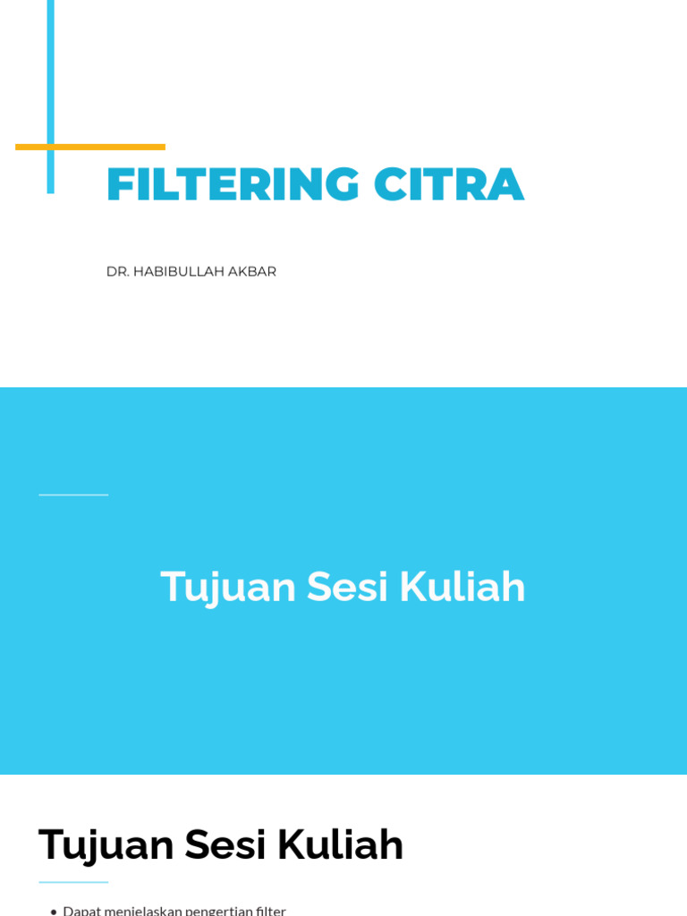 Modul 3 (FILTERING CITRA) | PDF