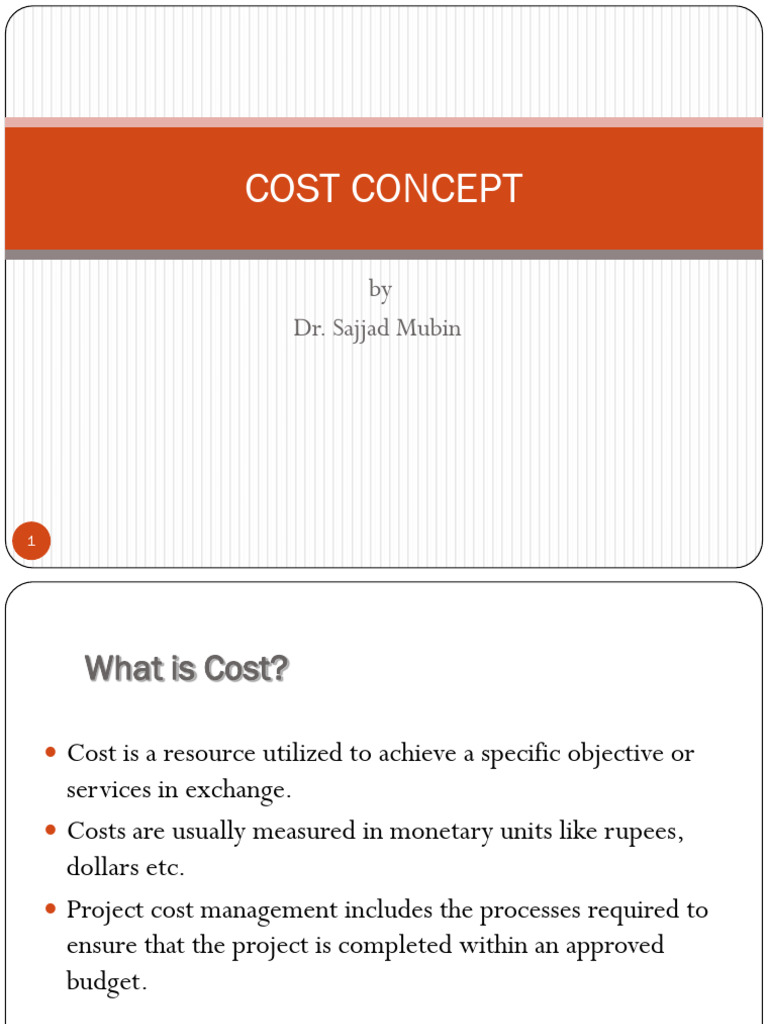 Lecture 2 Cost | PDF | Cost | Expense