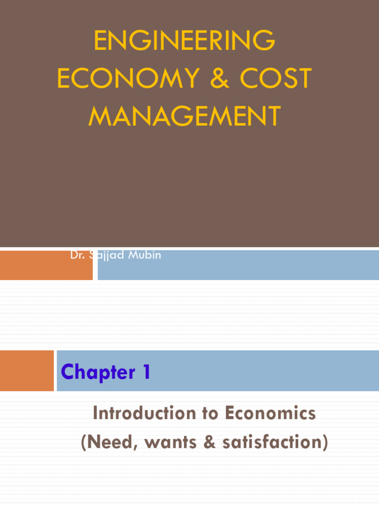 Lecture 1 - Cost Management & Engineering Economy-UPDATED | PDF ...