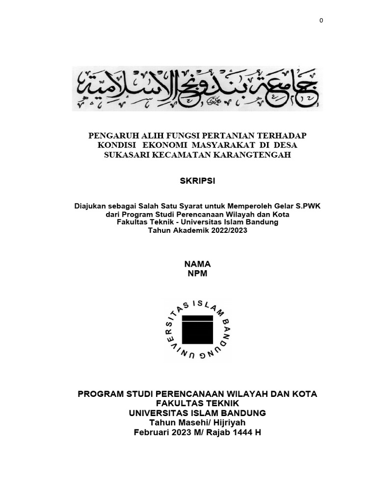 SKRIPSI SULTAN DAFA | PDF