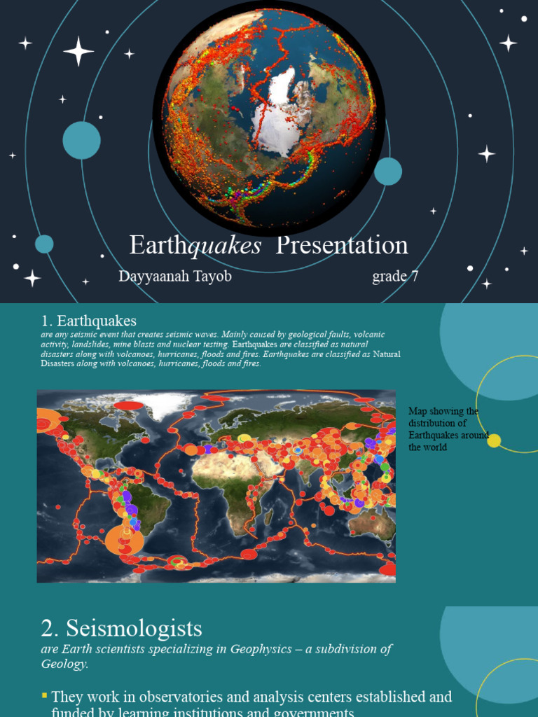 Earthquakes Presentation | Download Free PDF | Earthquakes | Volcano