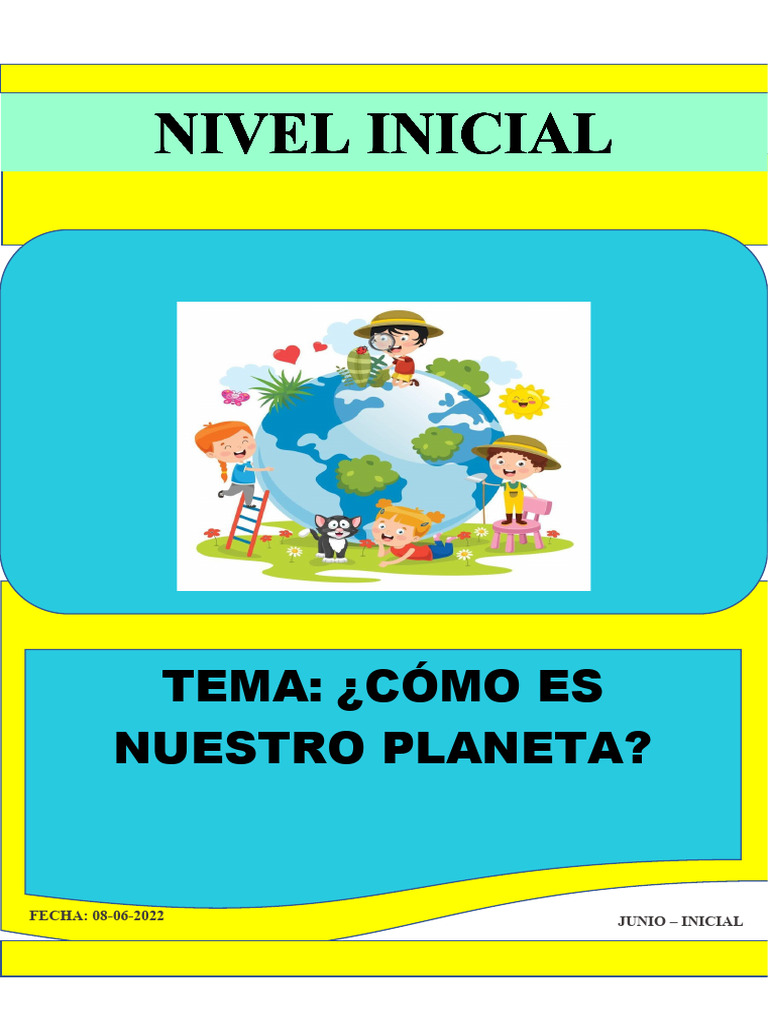 Sesion 03 08 de Junio Inicial 1 | Descargar gratis PDF | Evaluación ...