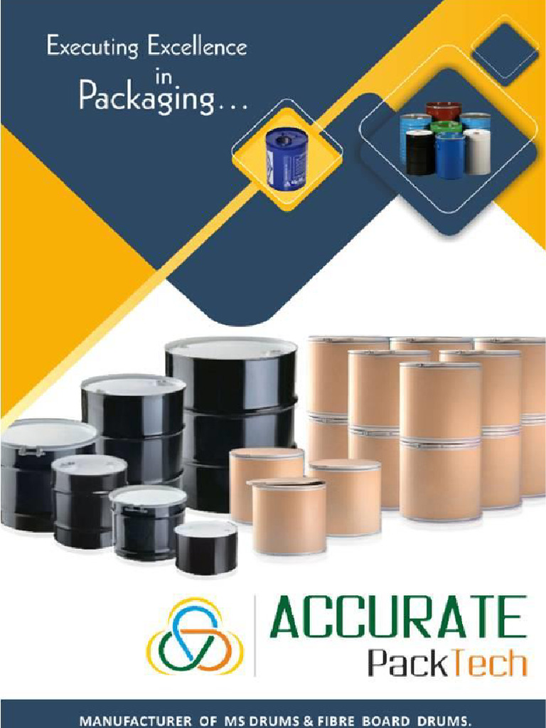 Accurate Packtech: Drum Manufacturing Insights | PDF | Packaging And ...