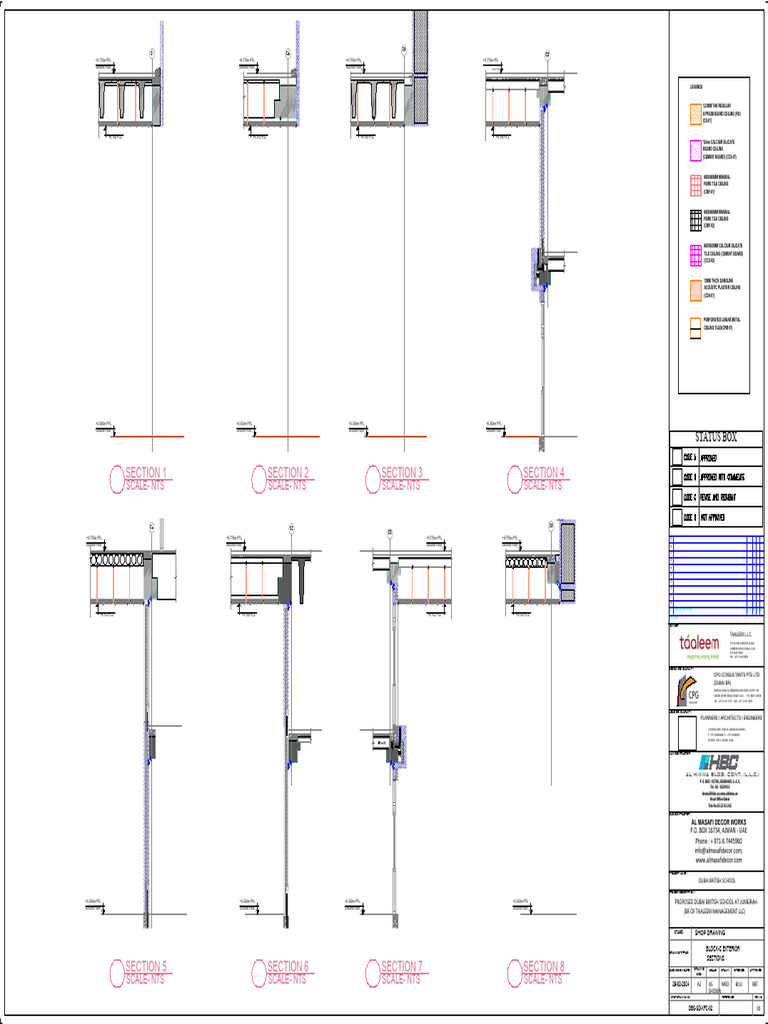Block C Exterior False Ceiling Section | Download Free PDF ...