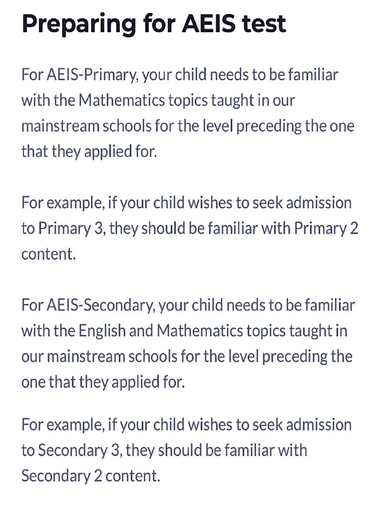 S1 AEIS Test Format | PDF | Multiple Choice