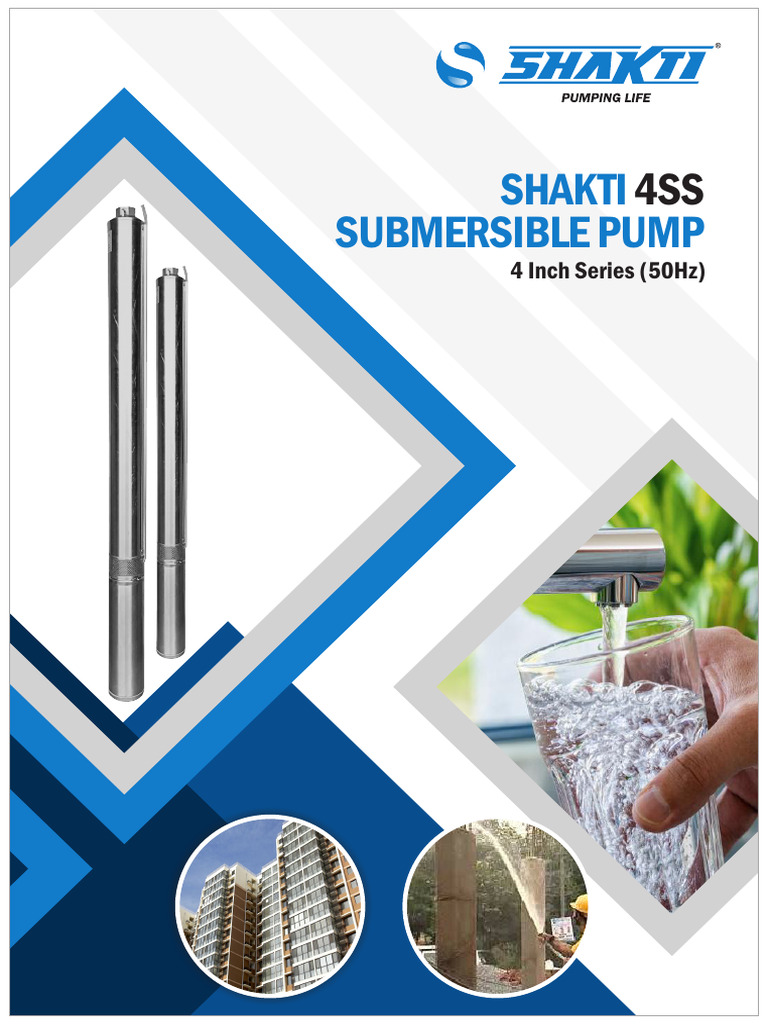 4SS 50HZ LEAFLET 17feb24 PDF | PDF | Pump | Mechanical Engineering