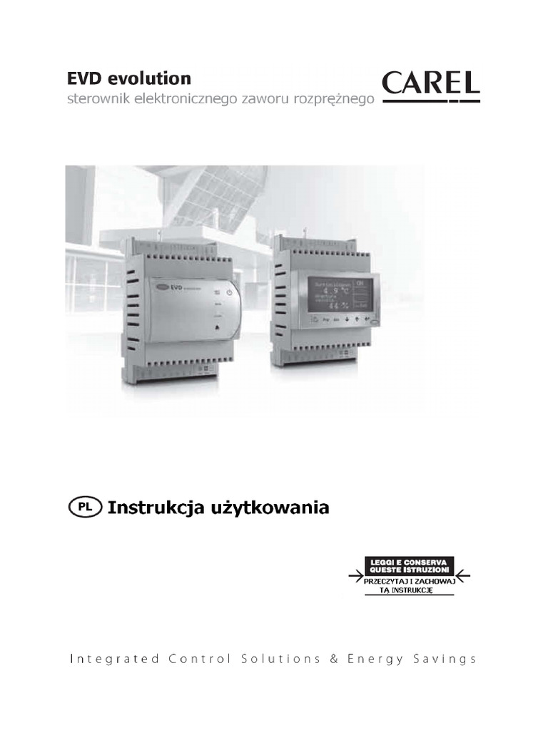 EVD Evolution Instr. Uzytkowania030222041 - PL | PDF