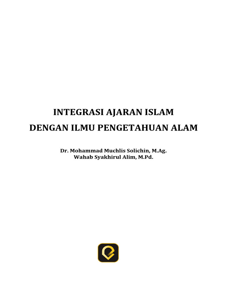 Integrasi Ajaran Islam - Dengan Ilmu Pengetahuan Alam | PDF | Seni