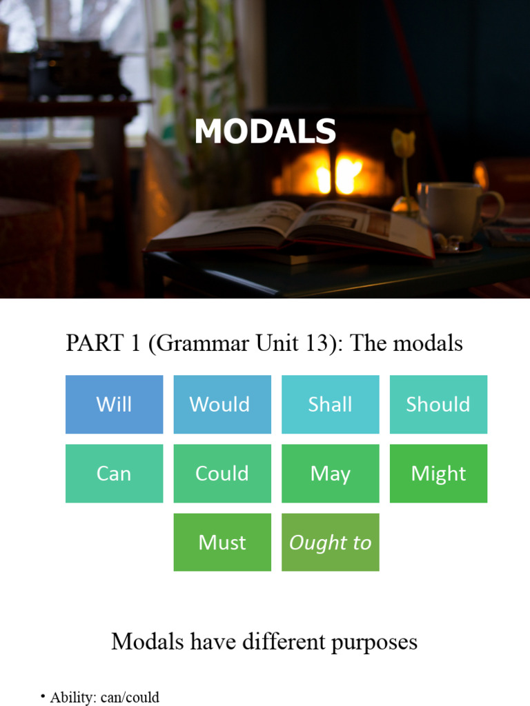 Modals | PDF | Semantic Units | Linguistic Morphology Modals | PDF | Semantic Units | Linguistic Morphology