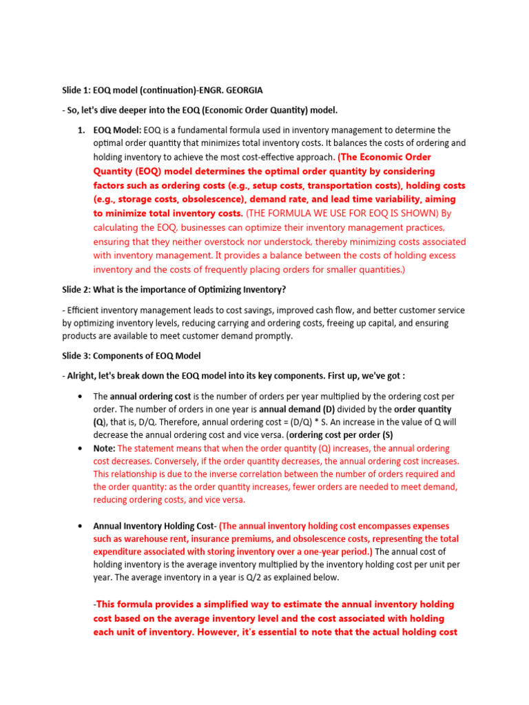 Inventory Management Pdf Inventory Marketing