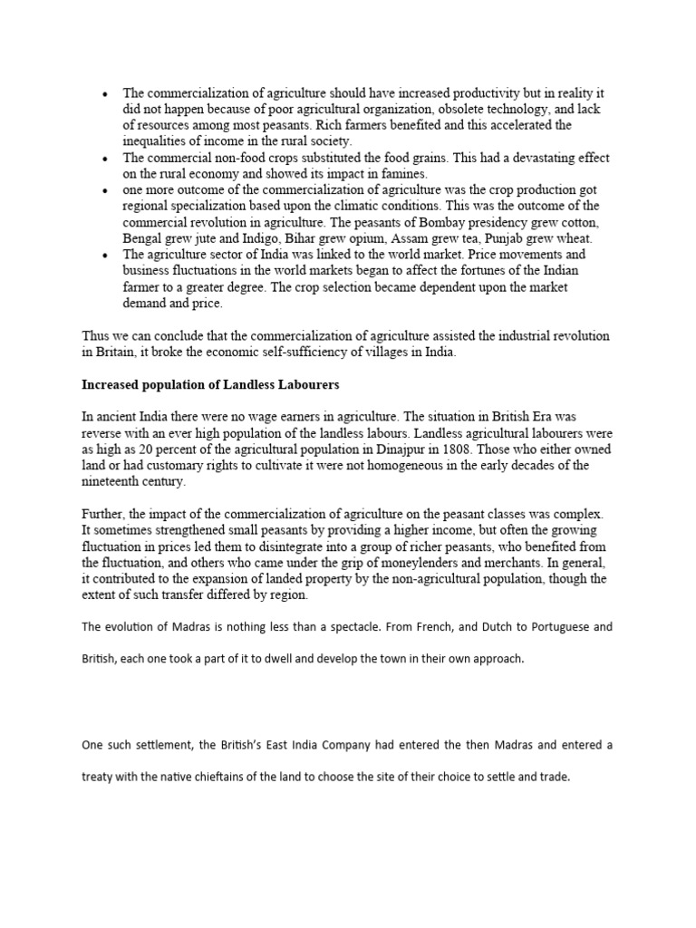Labouring Classes | PDF | Agriculture | Economies