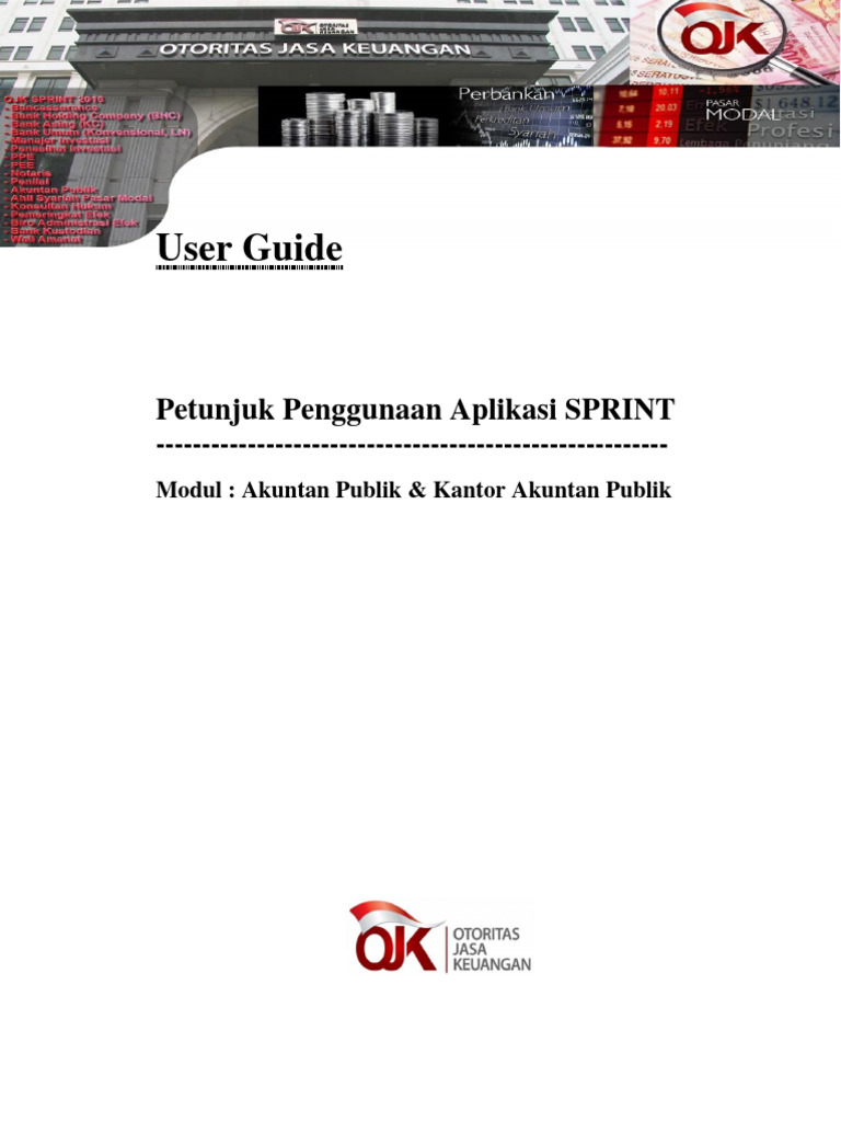 Panduan Teknis Pendaftaran AP Dan KAP Secara Online Melalui Aplikasi SPR | PDF | Komputer