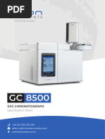 Data Sheet GC 8850 | PDF | Gas Chromatography