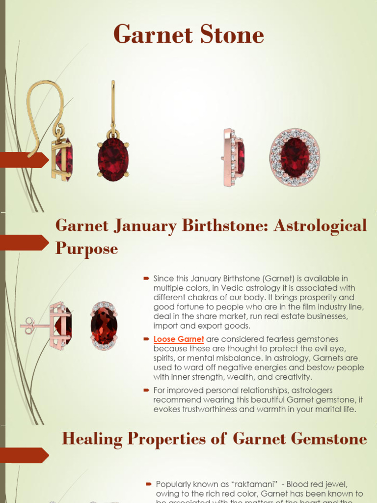 Loose Garnet | PDF | Gemstone | Jewellery