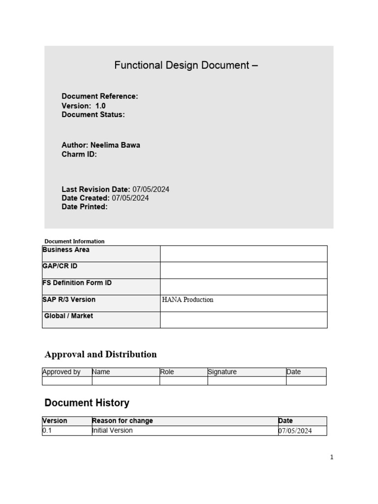 Functional Specification Document For Email Reminder Incase of Password Expiry To End Users ...