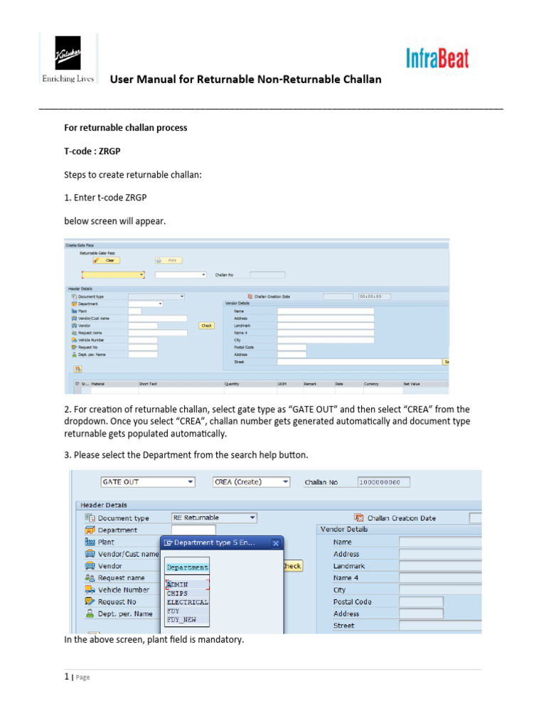 User Manual for Challan Types | PDF | Computer Engineering ...