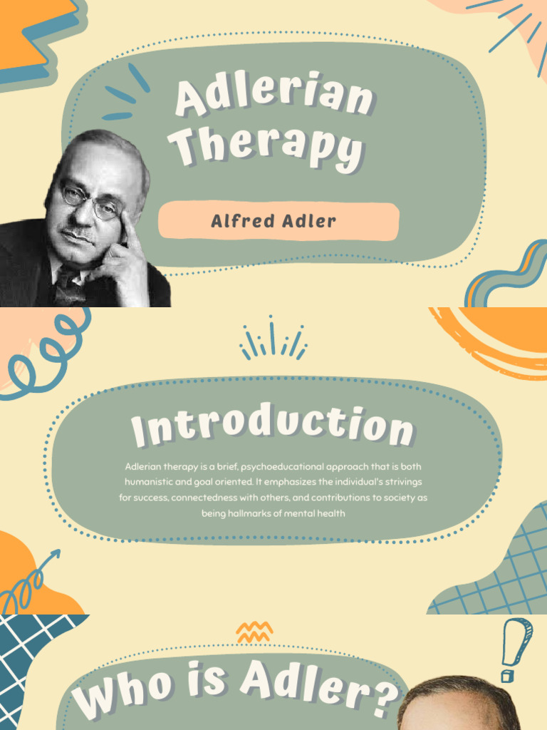 Adlerian Therapy | PDF | Psychotherapy | Psychology