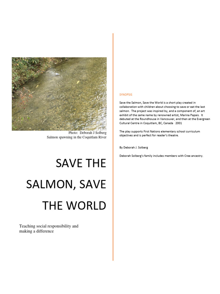 SAVE THE SALMON, SAVE THE WORLD - Educator's Edition | PDF | Salmon