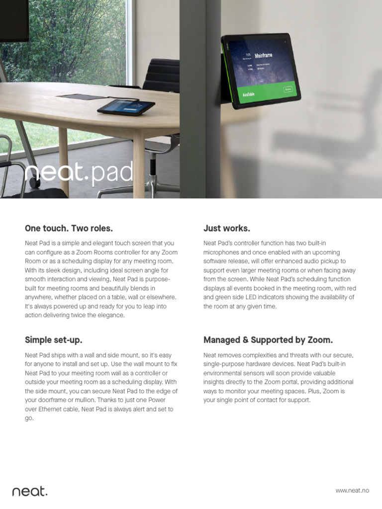 Neat NEAT PAD SE Specifications | PDF | Computing | Computer Engineering
