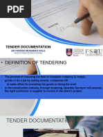 Lecture 03 Preparation of Tender Documents | PDF | Specification ...