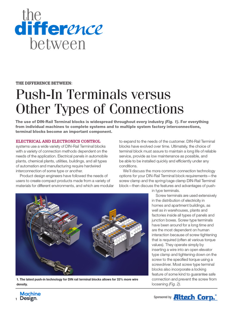 Conectores Push in | PDF | Manufactured Goods | Electrical Engineering