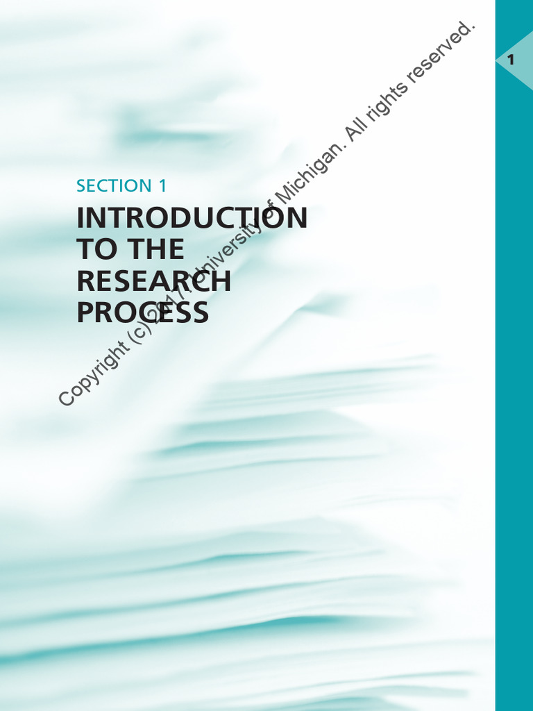 Research Process | PDF | Thesis | Academic Publishing