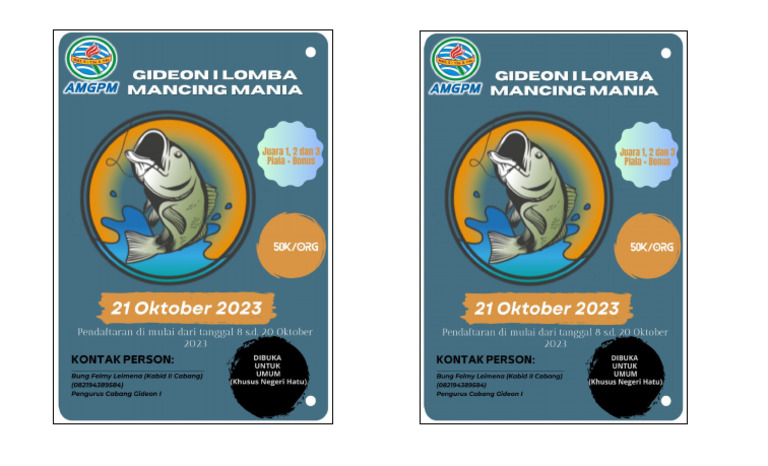 Brosur Mancing | PDF