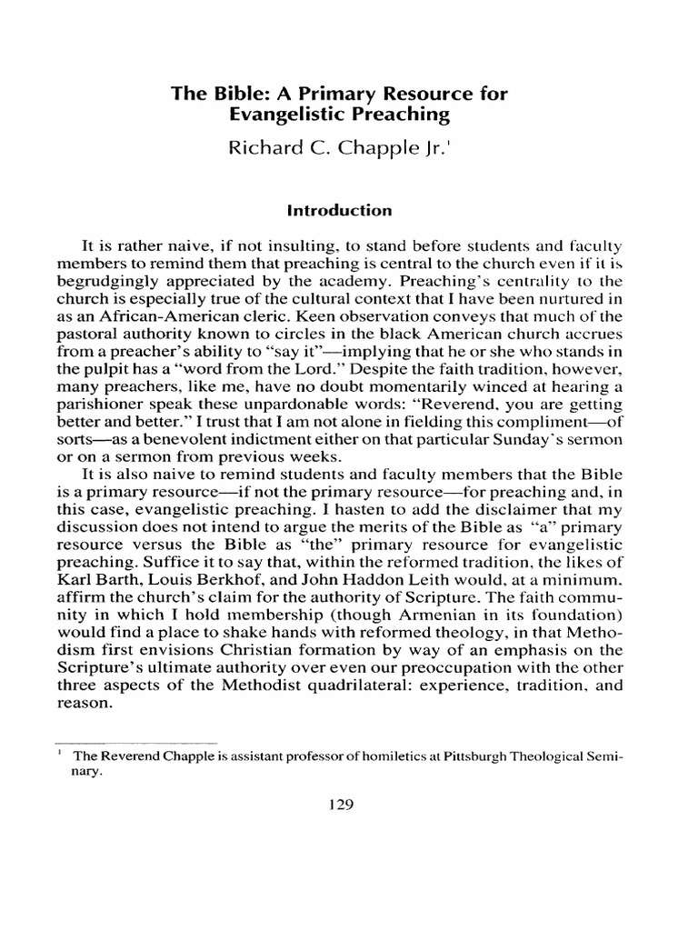 Article Evangelistic Preaching | PDF | Sermon | God