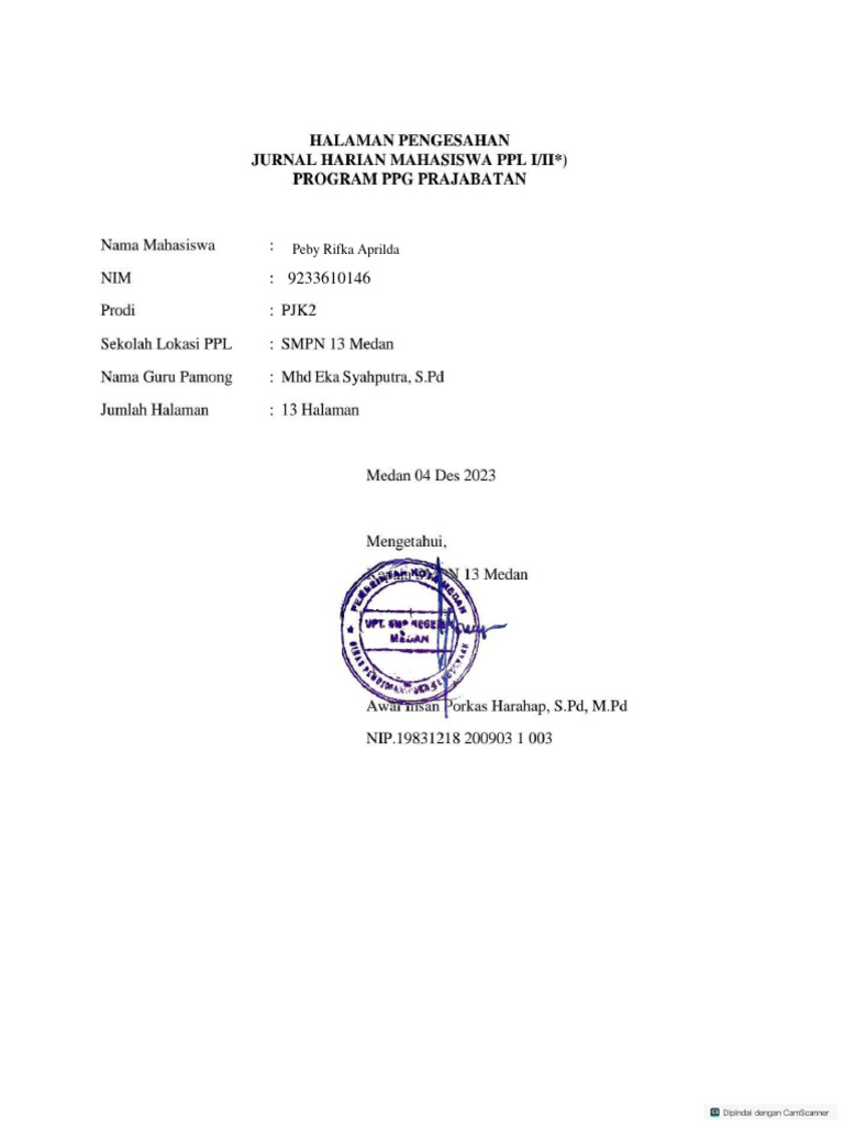 01.05.6-B5-4 Unggah Jurnal Harian - Diskusi Refleksi Akhir PPL II | PDF