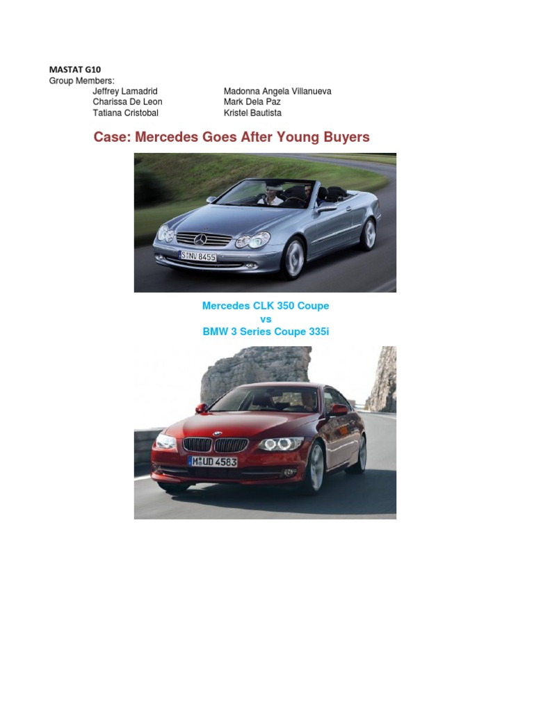 MASTAT Assignment Mercedes | PDF | Mean | Fuel Economy In Automobiles