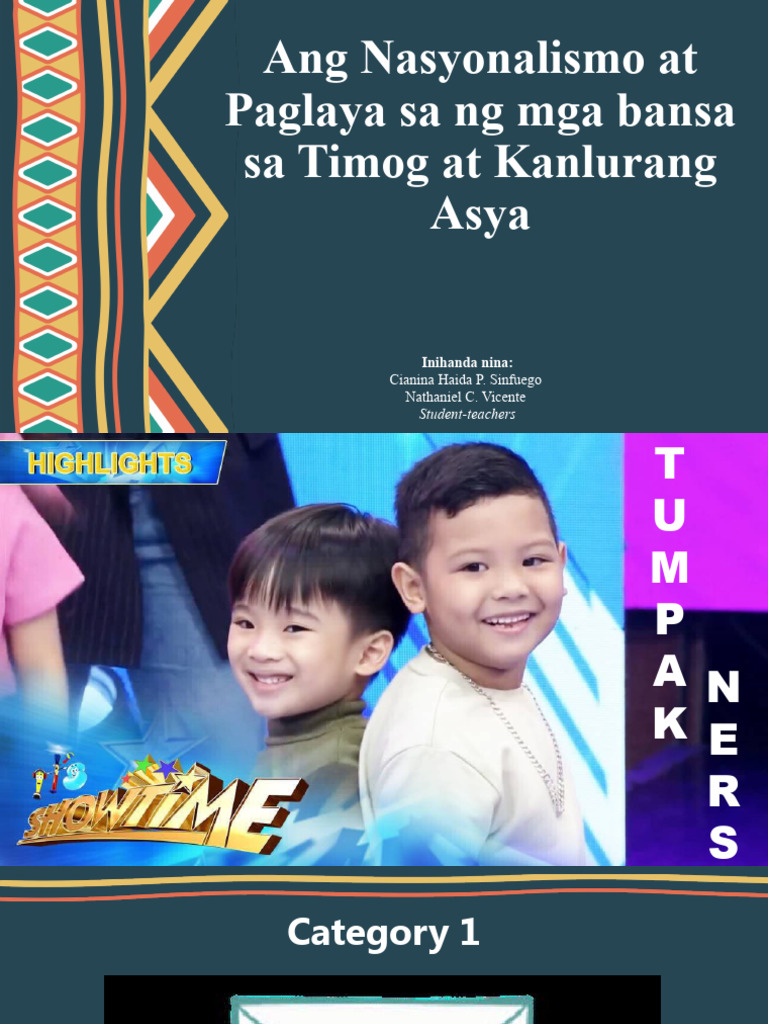 Ang Nasyonalismo at Paglaya Sa NG Mga Bansa | PDF