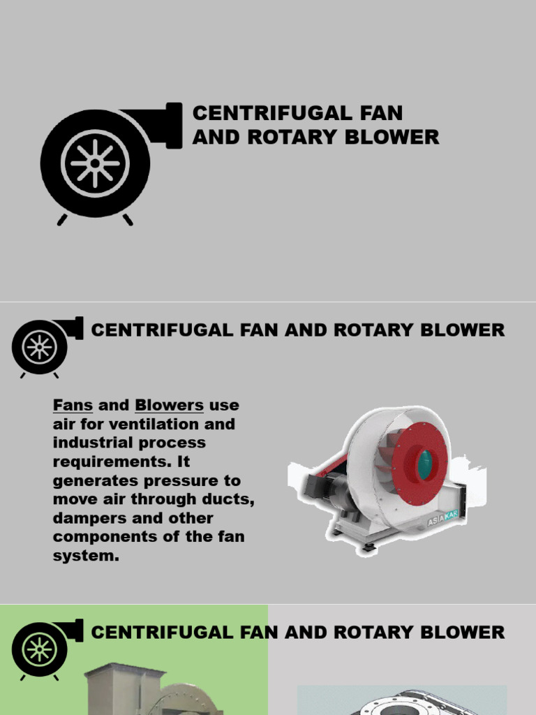 Fans and Blowers | PDF | Applied And Interdisciplinary Physics ...