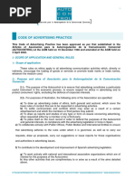 ASC Philippines Code of Ethics | PDF | Advertising | Mass Media