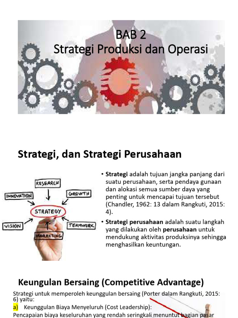 Strategi Produksi Dan Operasi | PDF