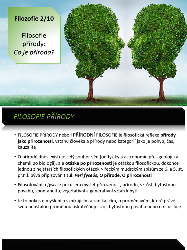 10 Filozofie2-Filosofie+prirody | PDF