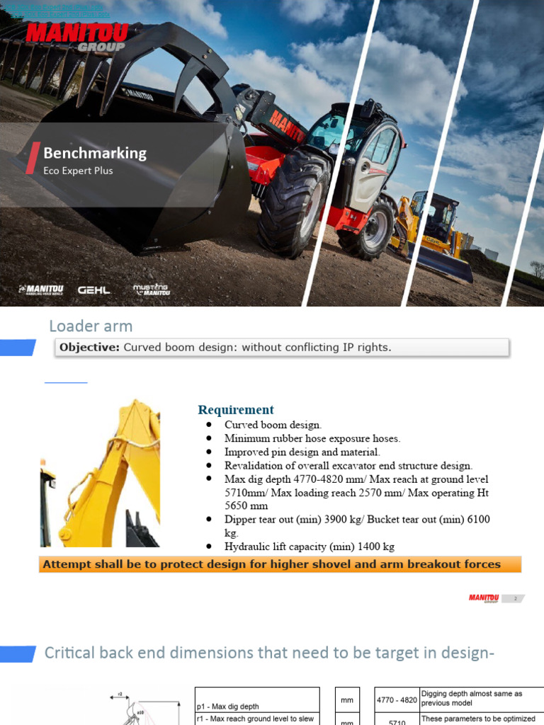 3.0 Curved Boom JD and Manitou Compression | PDF | Heavy Equipment ...