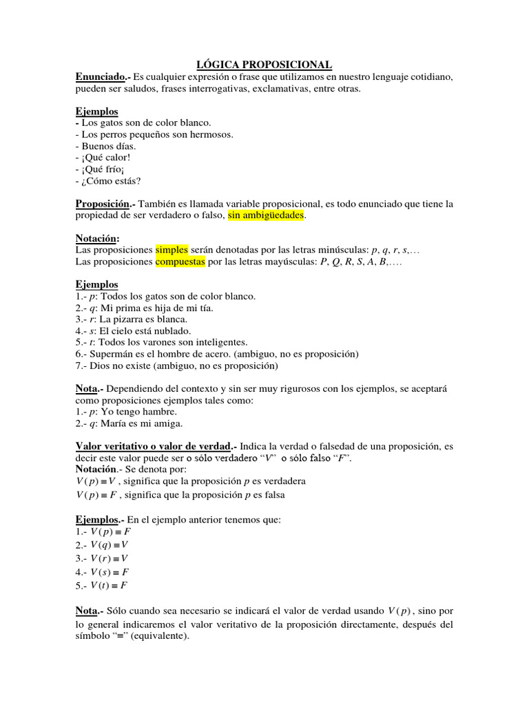 Mate Basica Unidad 1 | PDF | Argumento | Proposición