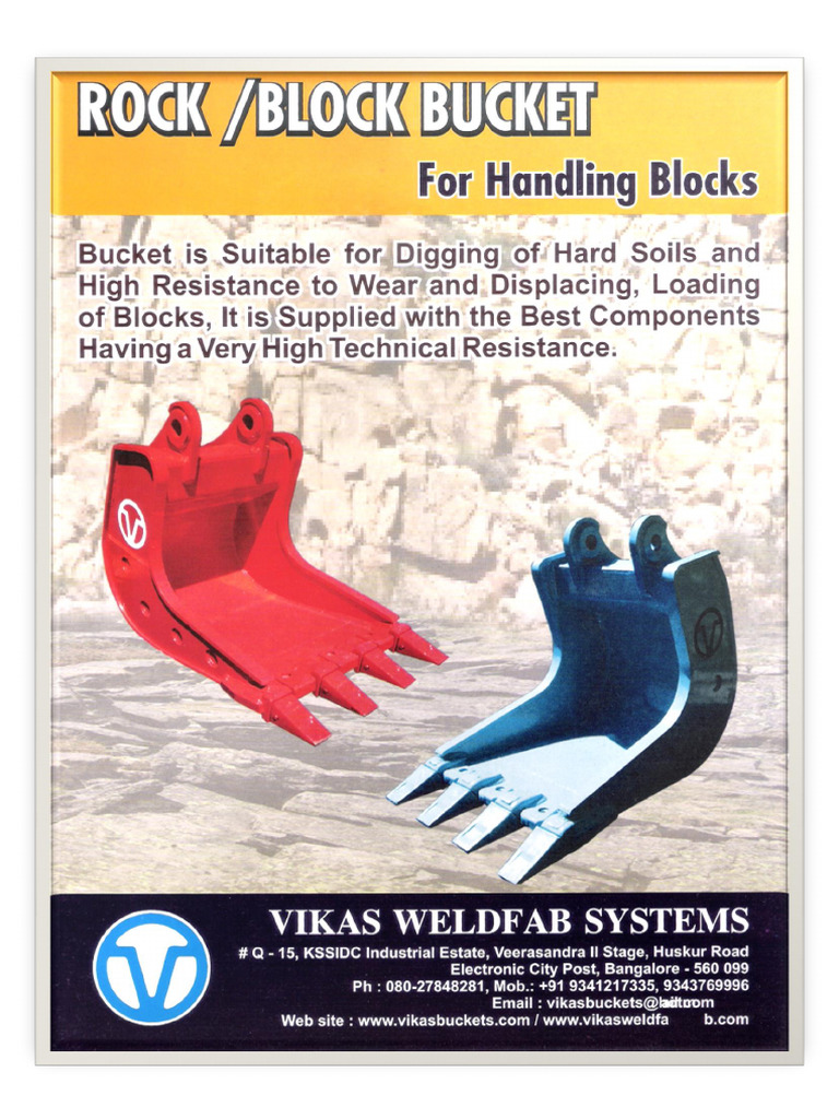 Bucket Brochure | PDF