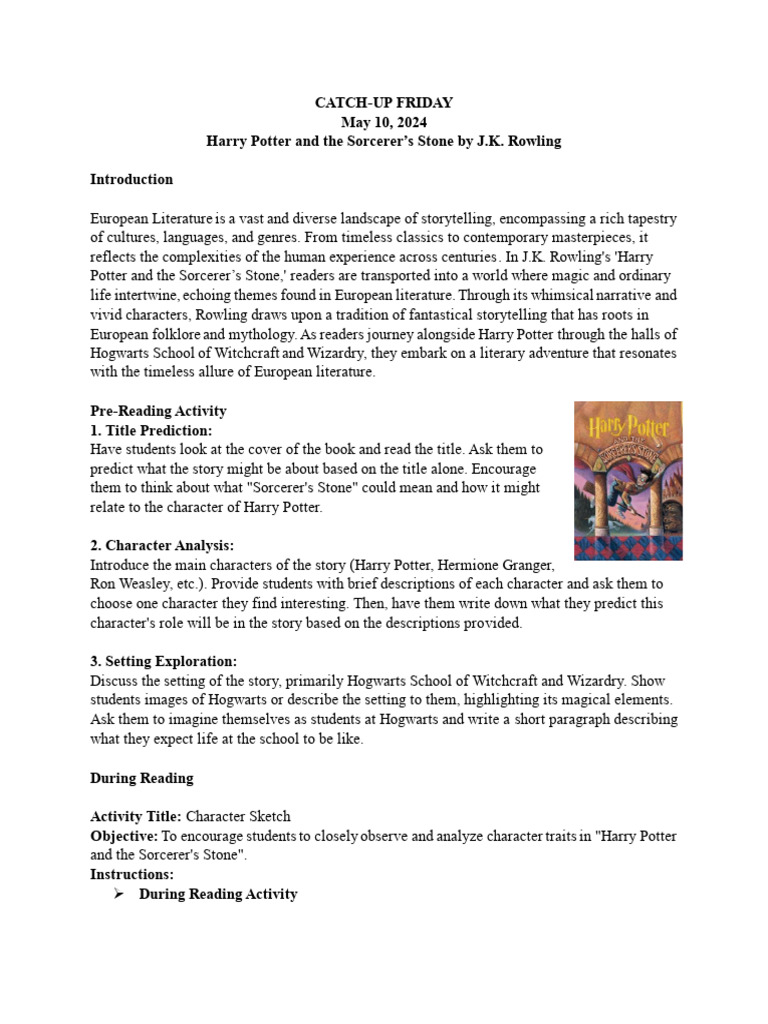 Reading Materials G11 English. | PDF | Harry Potter | J. K. Rowling