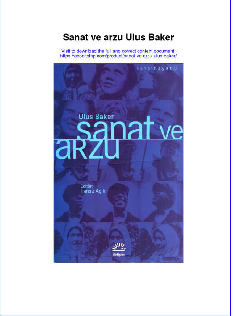 PDF of Sanat Ve Arzu Ulus Baker Full Chapter Ebook | PDF