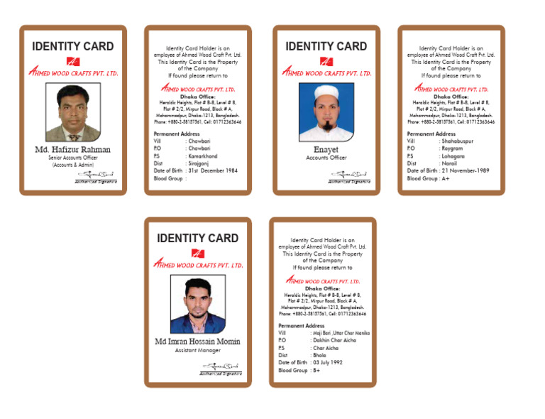 ID Card | PDF | Government And Personhood | Access Control