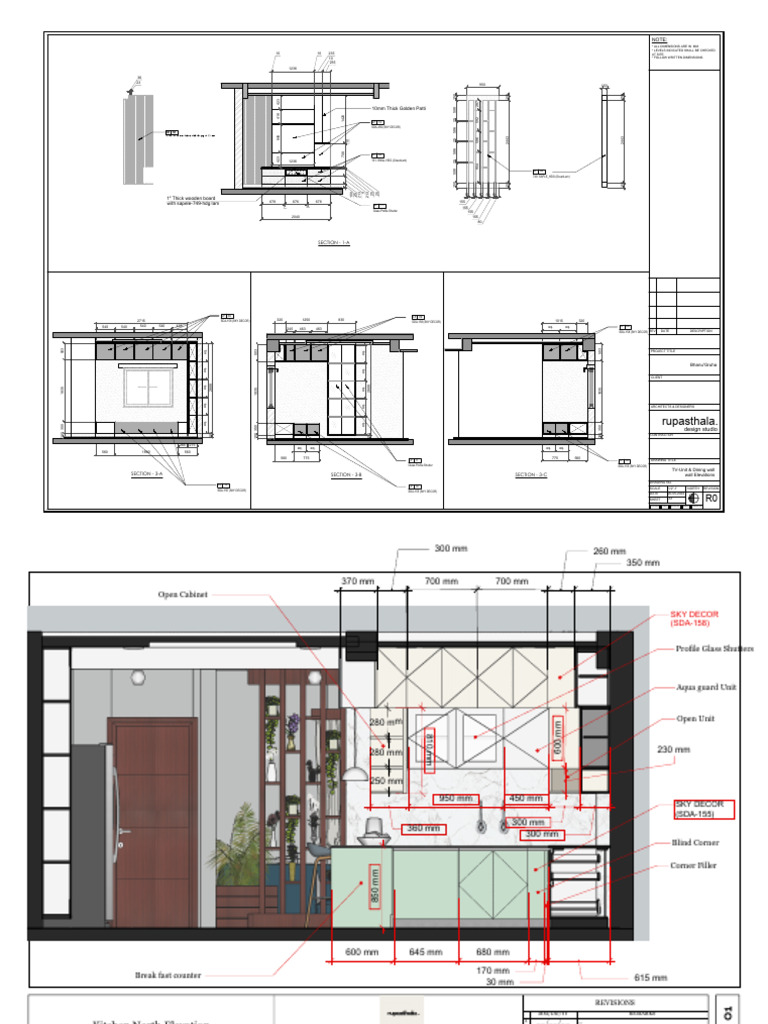 Bhanugruha Working Drawings | PDF