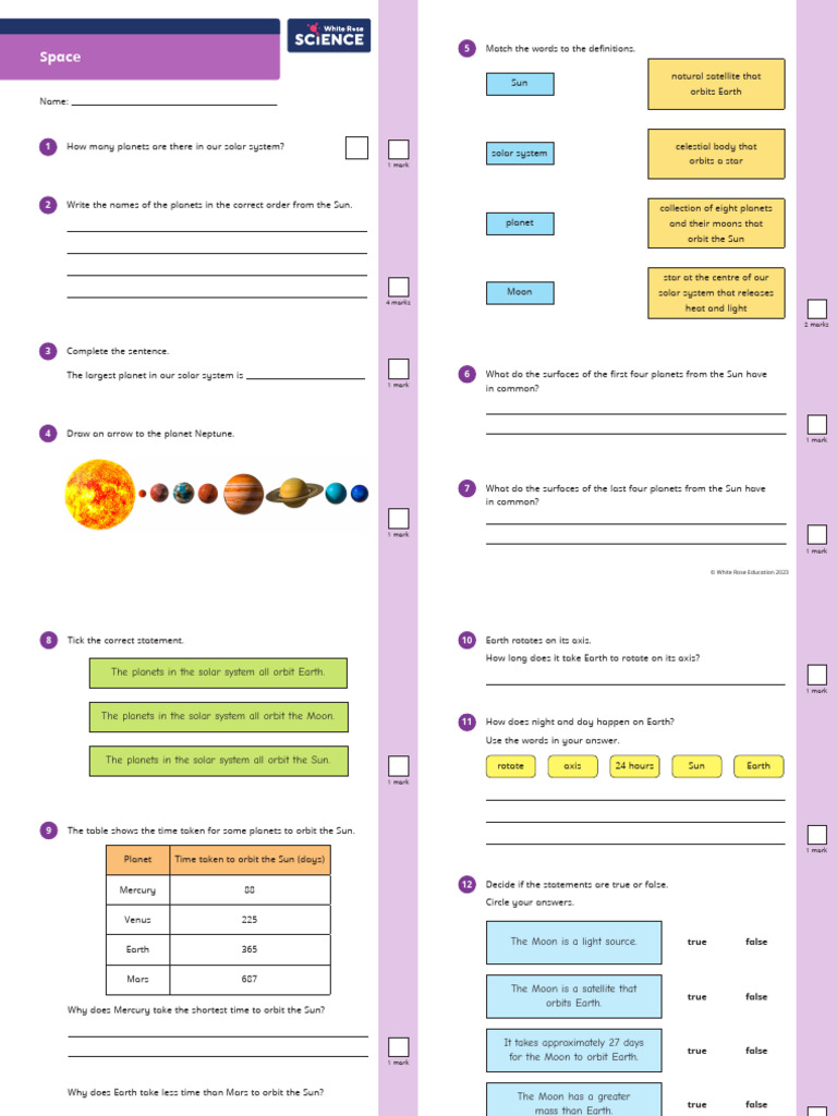 Planets and Solar System Basics | PDF | Planets | Solar System